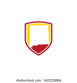 New Mexico Map Shield Logo Icon Stock Vector (Royalty Free) 1622228806
