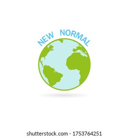 New Normal Conceptnew Normal Worldbanner Background Stock Vector ...