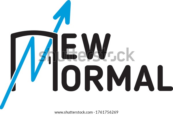 New Normal Logo Concept After Epidemic Stock Vector (Royalty Free ...