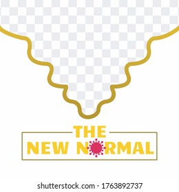 New Normal Poster Banner Background Covid19 Stock Vector (Royalty Free ...