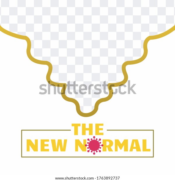 New Normal Poster Banner Background Covid19 Stock Vector (Royalty Free ...