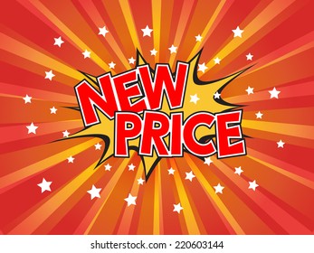 Cartoon Blast On Yellow Background Oldfashioned Stock Illustration ...