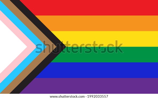 New Pride Flag Lgbtq Background Redesign Stock Vector (Royalty Free ... New Pride Flag Lgbtq Background Redesign Stock Vector (Royalty Free ...