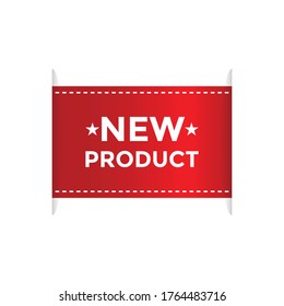 New Product Banner Design Vector Illustration Stock Vector (Royalty ...