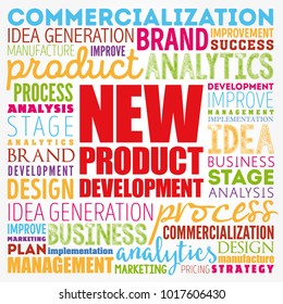 New Product Development Word Cloud Collage Stock Vector (Royalty Free ...