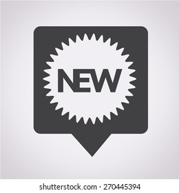 Set Labels New Icon Website Communication Stock Vector (Royalty Free ...