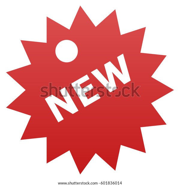 New Sticker Vector Icon Flat Symbol: เวกเตอร์สต็อก (ปลอดค่าลิขสิทธิ์ ...