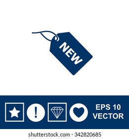 New Tag Icon Stock Vector (Royalty Free) 419281525