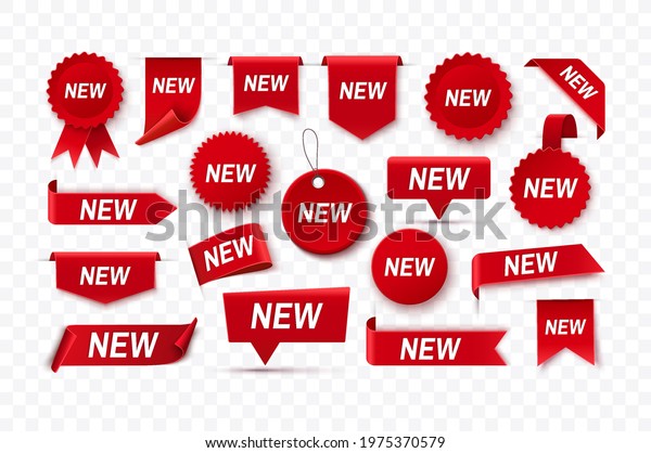 New Tags Collection Big Set New Stock Vector (Royalty Free) 1975370579 ...