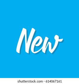 New Text Design Vector Calligraphy Typography Stock Vector (Royalty ...