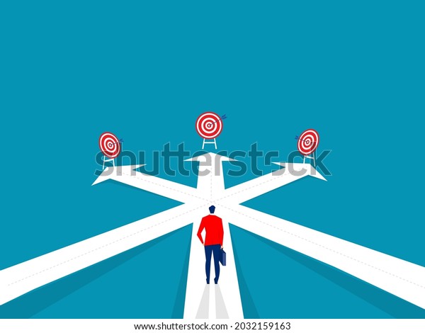 New Way Concept Beginning Journey Adventures Stock Vector (Royalty Free ...