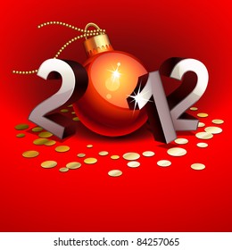 New Year 2012 Numbers Bauble Stock Vector (Royalty Free) 84257065 ...