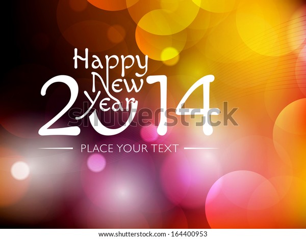 New Year 2014 Colourful Background Elemental Stock Vector (Royalty Free ...