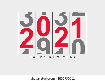New Year 2021 Theme Background Design Stock Vector (Royalty Free ...