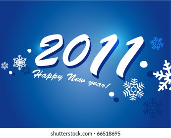 New Year Card 2011 Design Stock Vector (Royalty Free) 66518695 ...