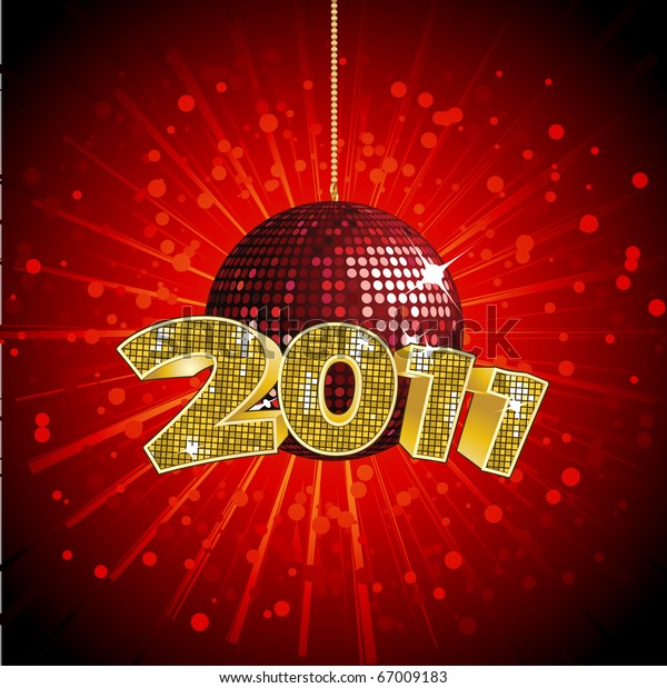 New Year Disco Ball Stock Vector (Royalty Free) 67009183 | Shutterstock