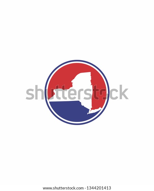 New York Circle Logo Icon 001 Stock Vector (Royalty Free) 1344201413 ...