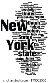 New York Word Cloud New York Stock Vector (Royalty Free) 173002556 ...
