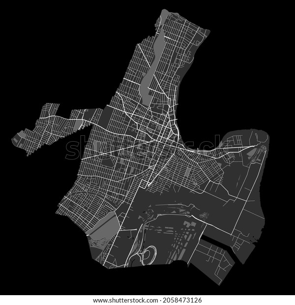 Newark Map Detailed Vector Map Newark Stock Vector (Royalty Free ...