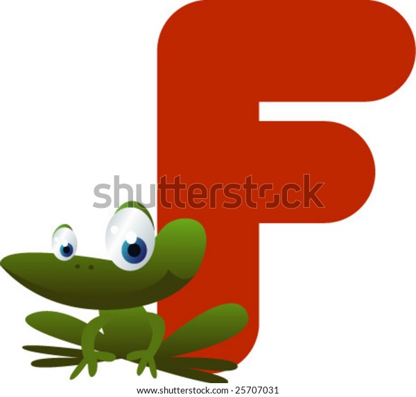 Newest Abc Animals F Frog Stock Vector (Royalty Free) 25707031 ...