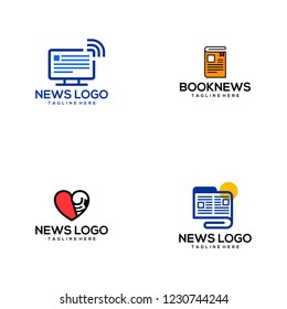 News Logo Design Stock Vector (Royalty Free) 1230744244 | Shutterstock
