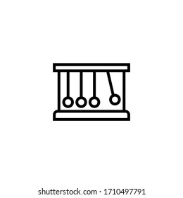 Newton Cradle Vector Icon Linear Outline Stock Vector (Royalty Free) 1710497791 | Shutterstock