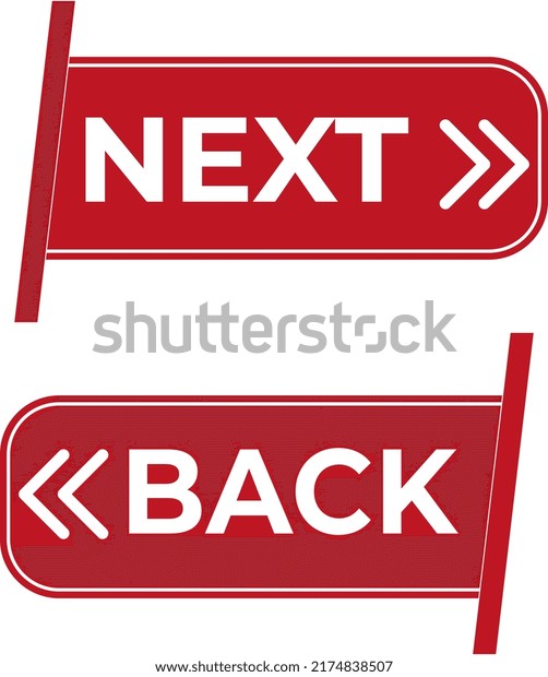 투명한 배경의 다음 단추 png 이미지 스톡 벡터(로열티 프리) 2174838507 | Shutterstock