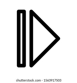 Next Button Icon Arrow Pointing Right Stock Vector (Royalty Free ...