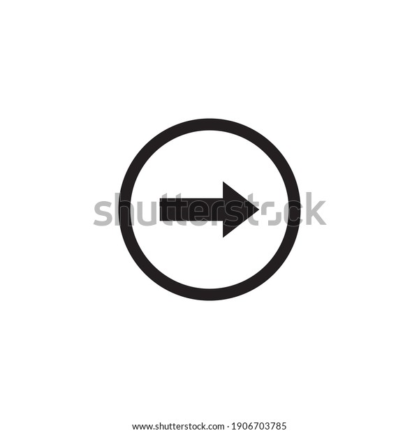 Next Icon Symbol Sign Vector Stock Vector (Royalty Free) 1906703785 ...