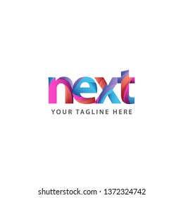 Next Logo Design Template Stock Vector (Royalty Free) 1372324739 Next Logo Design Template Stock Vector (Royalty Free) 1372324739