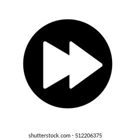 Next Track Media Player Icon Illustration Stock Vector (Royalty Free ...
