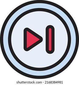 Next Vector Illustration On Transparent Backgroundpremium Stock Vector ...