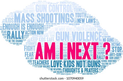 Next Word Cloud On Black Background Stock Vector (Royalty Free ...