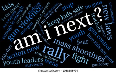 Next Word Cloud On Black Background Stock Vector (Royalty Free ...