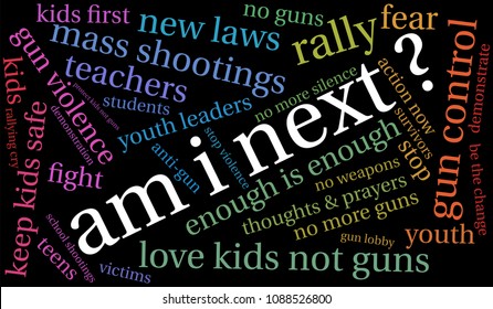 Next Word Cloud On Black Background Stock Vector (Royalty Free ...