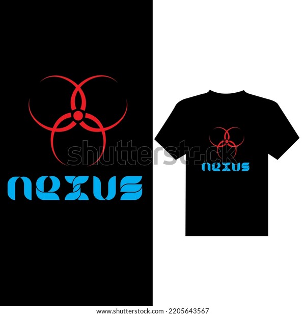 Nexus Creative Letter Logo Design Tshirt Stock Vector (Royalty Free ...