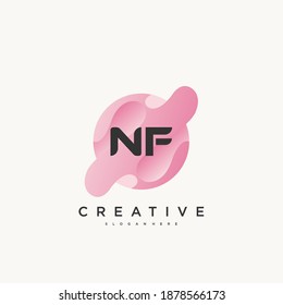 Nf Initial Letter Logo Icon Design Stock Vector (Royalty Free ...