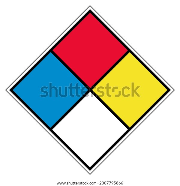Stock vektor „Nfpa Blank Symbol Sign Vector Illustration“ (bez ...