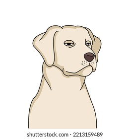 Nft Dog Vector Illustration Base Character Stock Vector (Royalty Free ...