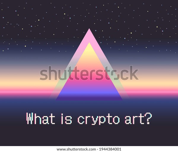 Nft Nonfungible Token Vector Futuristic Cryptography Stock Vector ...