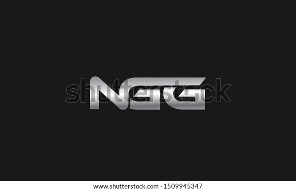 Ngg Letter Logo Design Creative Modern Stock Vector (Royalty Free ...