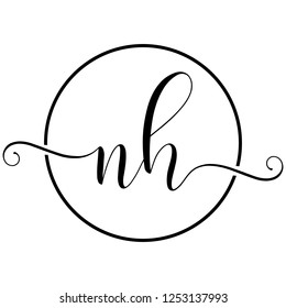 Nh Graphics Logo Stock Vector (Royalty Free) 1253137993 | Shutterstock