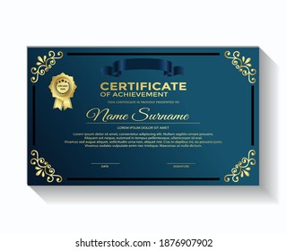 Nice Certificate Design Graduation Stock Vector (Royalty Free ...