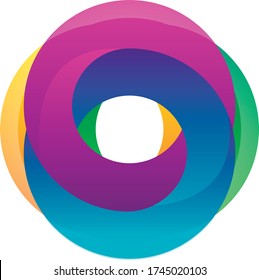 Nice Color Circle Logo Stock Vector (Royalty Free) 1745020103 ...