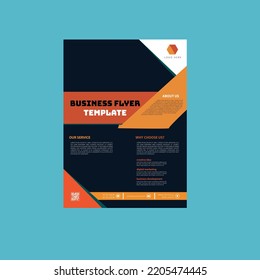 Nice Corporate Flyer Design Template Stock Vector (Royalty Free ...