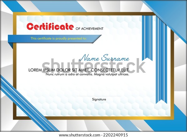 Nice Elegant Frame Appreciation Medals Award Stock Vector (Royalty Free ...