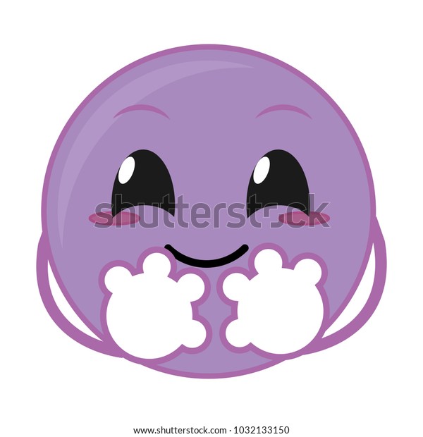 Nice Emoji Face Expression Arms Stock Vector (Royalty Free) 1032133150 ...