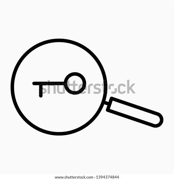 Nice Outline Keywords Vector Icon Stock Vector (Royalty Free ...