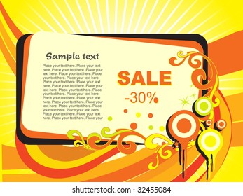Nice Vector Background Sale Illustration Stock Vector (Royalty Free ...