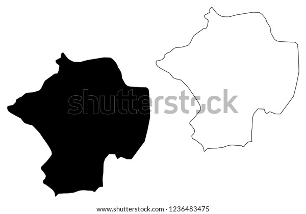 Nigde Provinces Republic Turkey Map Vector Stock Vector (Royalty Free ...